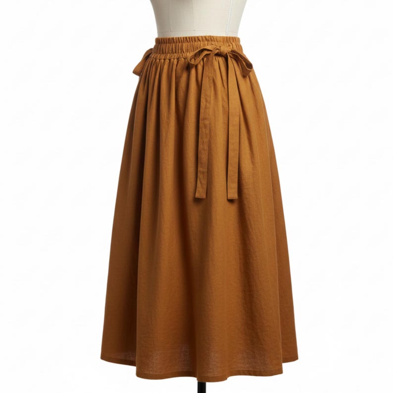 Gathered Skirt Pattern (PDF Sewing Pattern) | Easy Gathered Skirt ...