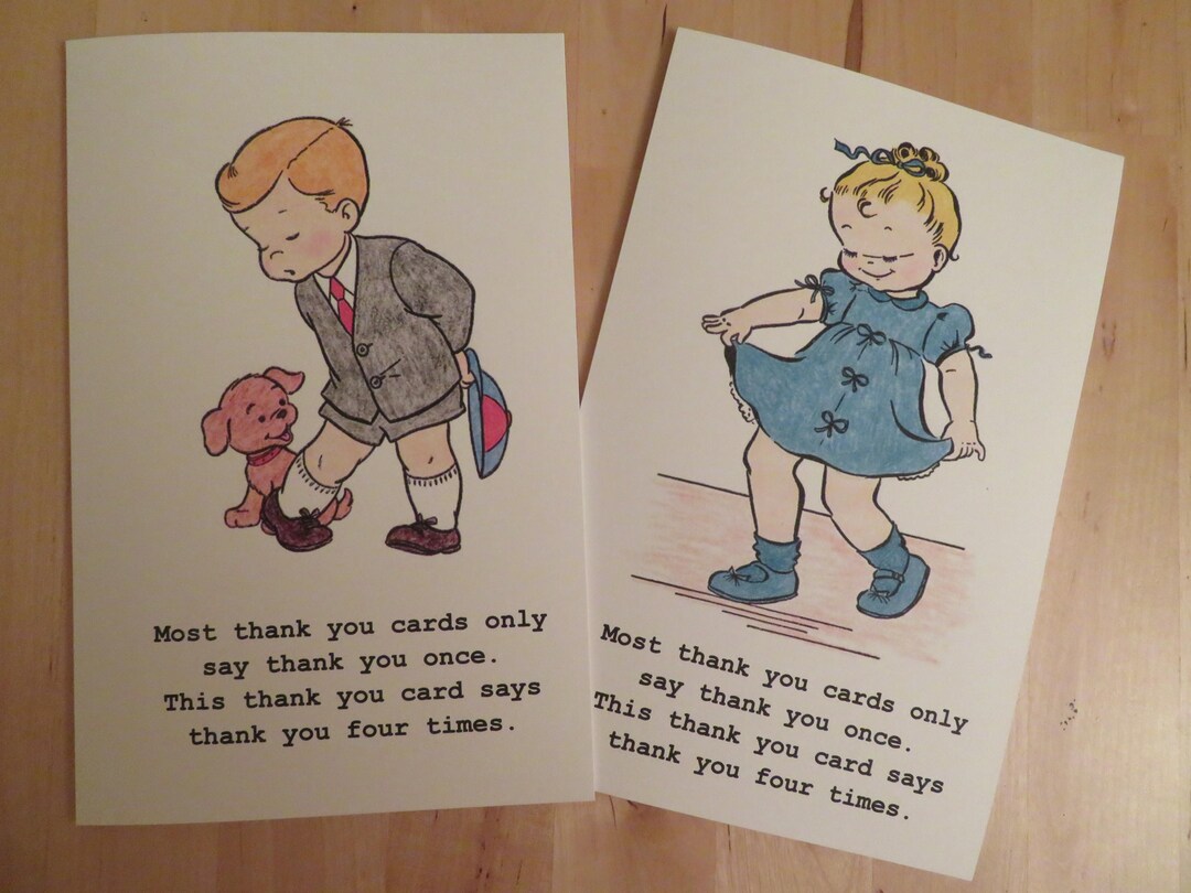 Funny Thank-you Card--boom. Manners--snarky Thanks - Etsy