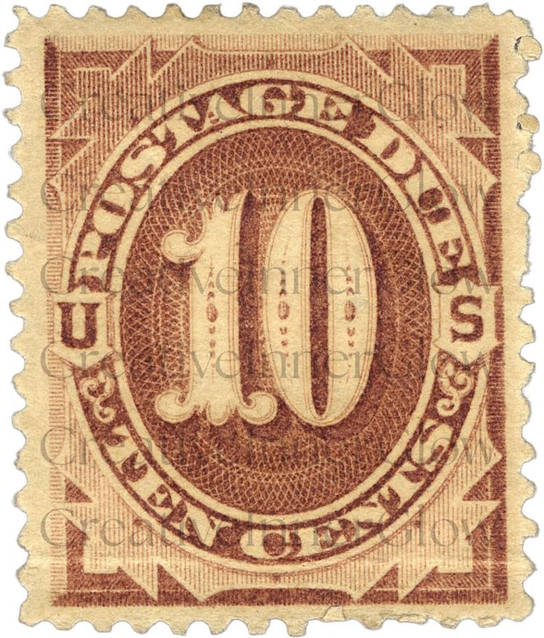 Vintage Postage Stamps Ephemera Printable – Antique Stamp Clipart PNG ...