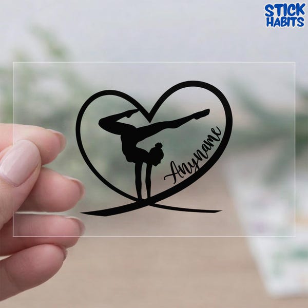 Custom Gymnastic Decal - Etsy
