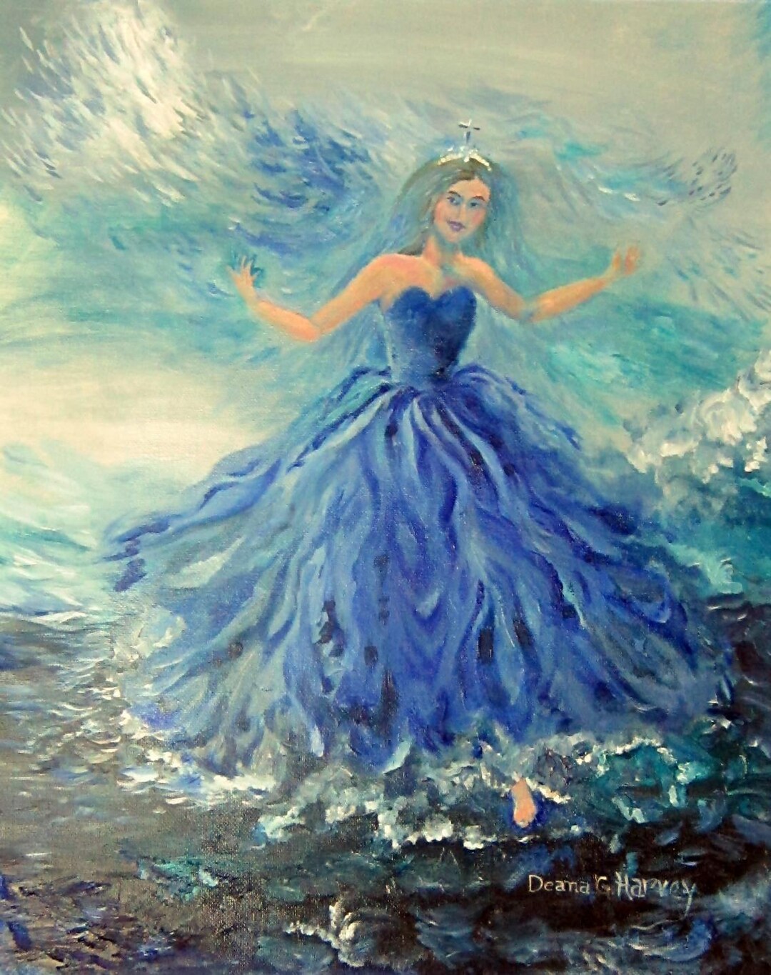 Spirit and Bride Walking on Water - Etsy