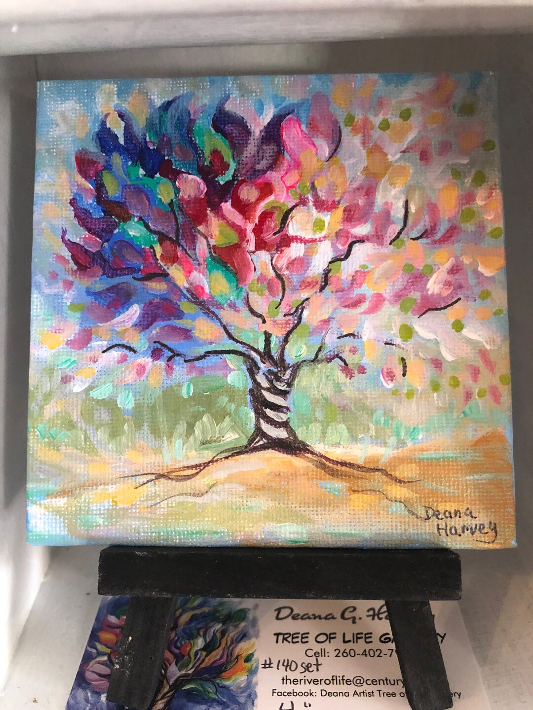 Mini Art With Easel 3” Square - Etsy