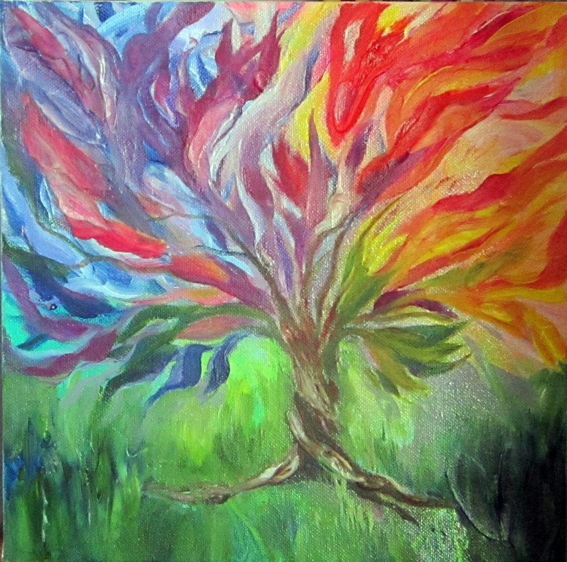 Tree of Life Paintings on Canvas | Etsy