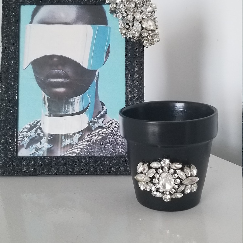 Rhinestone Vases - Etsy