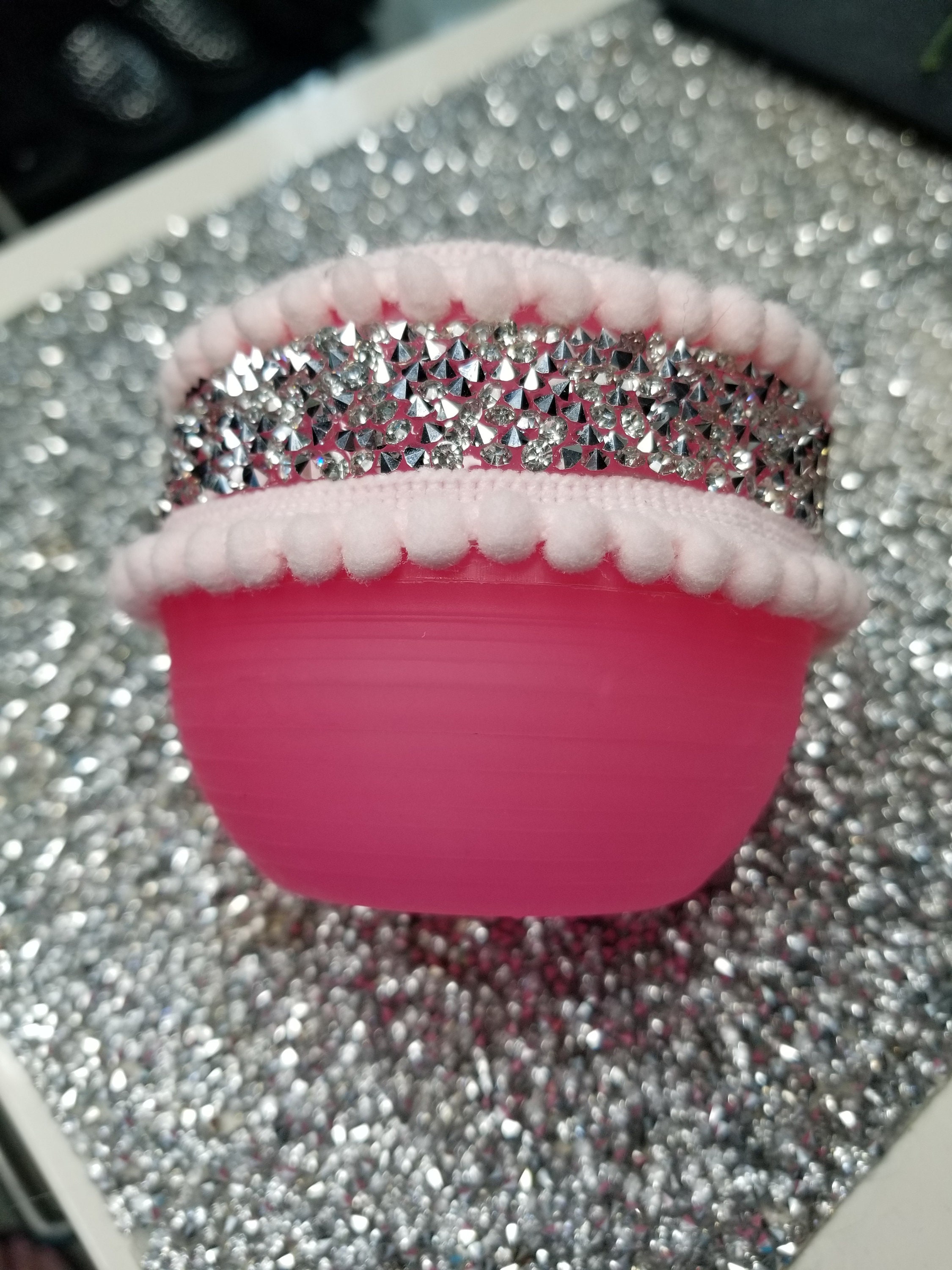 Pink Bling Flower Pot Pink Rhinestone Flower Pot Pink Bling - Etsy UK