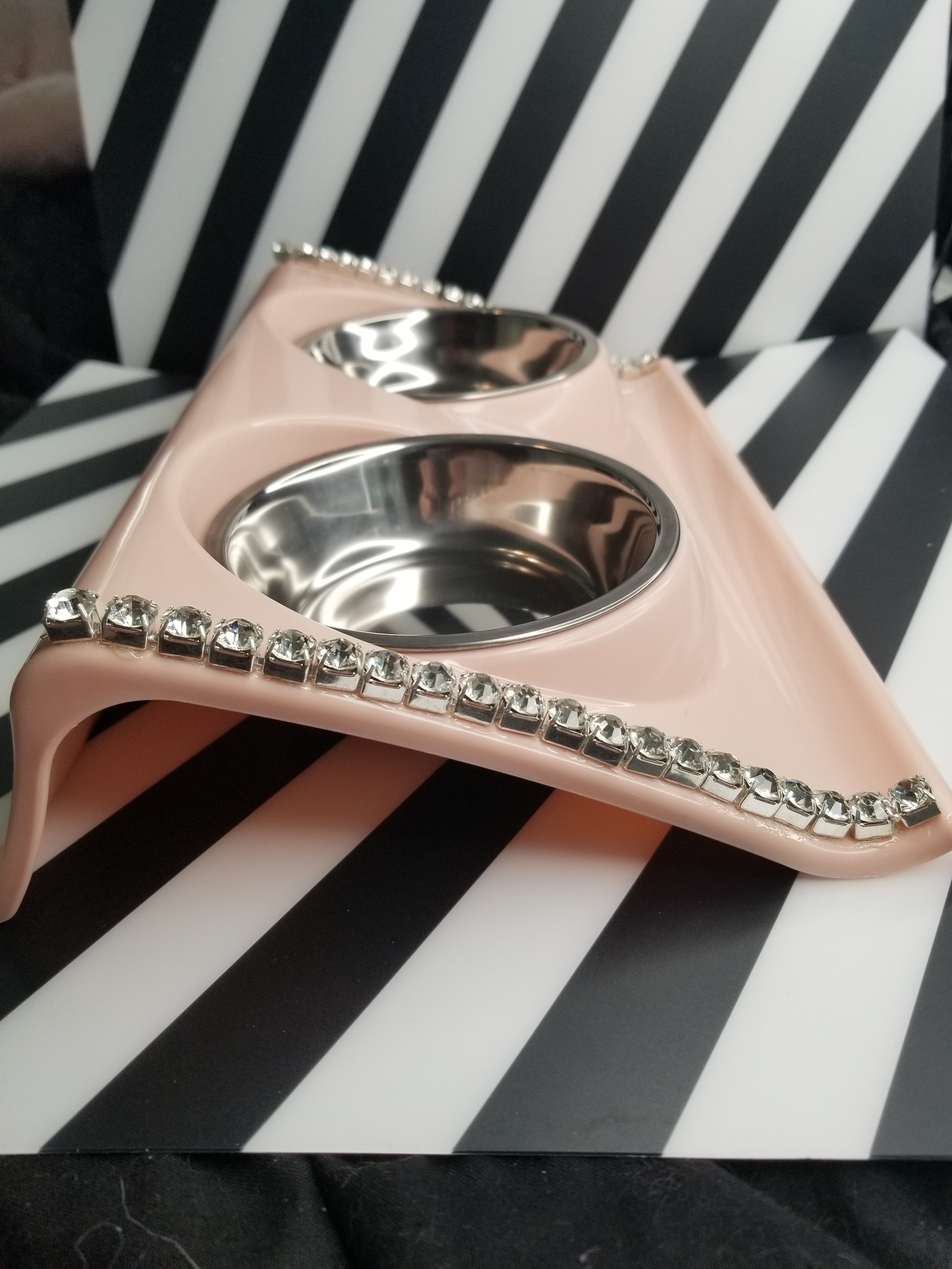 Bol pour animal de compagnie bling rose, bol pour animal de compagnie ...