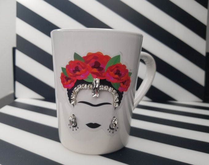FRIDA KAHLO Coffee Mug Frida Coffee Cup Frida Gift Bling - Etsy