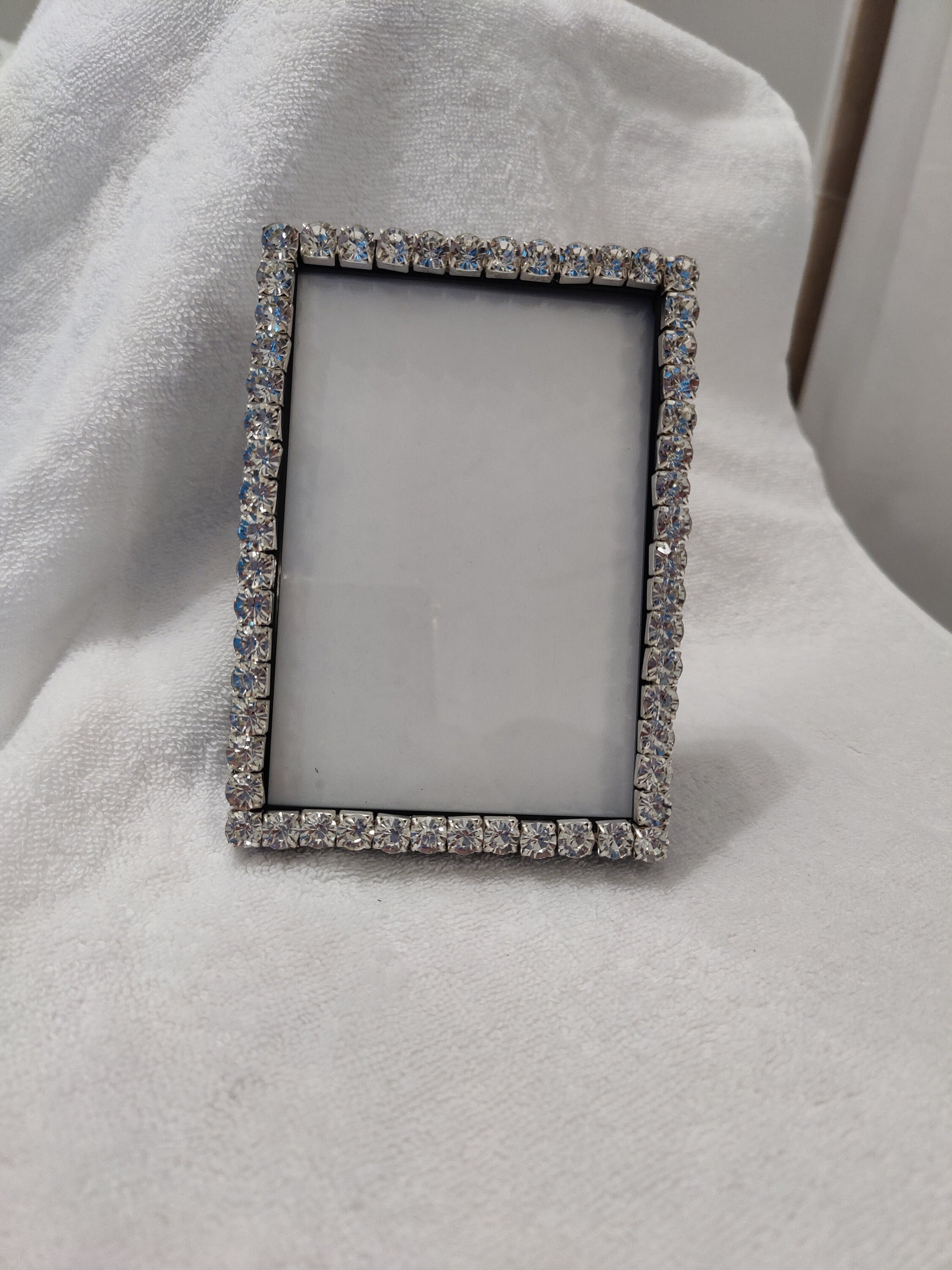 Black Rhinestone Picture Frame,black Photo Frame, Bling Decor, Glam ...