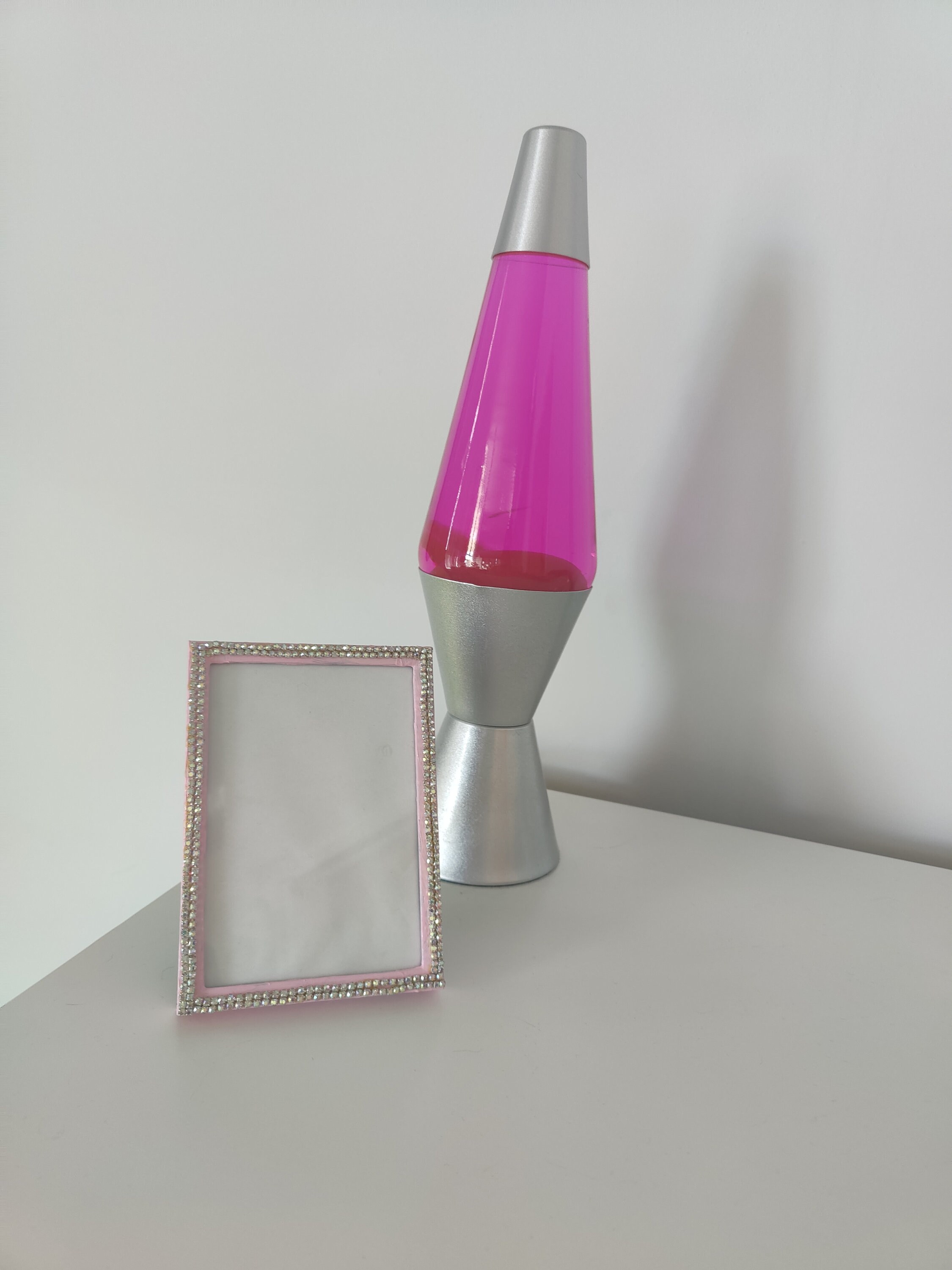 Pink Bling Picture Frame, Bridal Gift, Pink Shabby Chic Frame, Glam ...