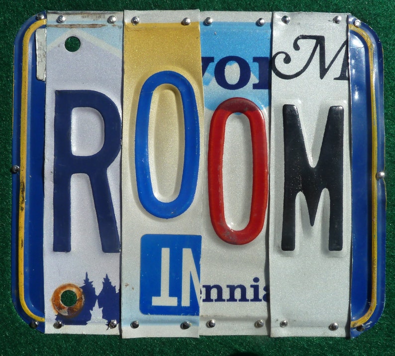BILLIARD ROOM Custom Recycled License Plate Wall Art Sign by ...