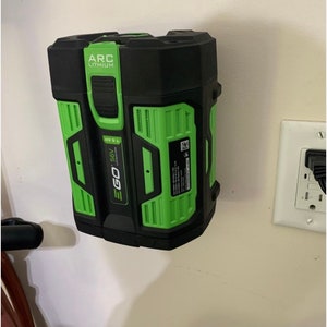 8 Pack - Battery Holder Wall Shelf Mount – Compatible With EGO 56V ...