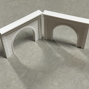 N Scale Model Train Tunnel Entrance - 2 Pack 3D Printed - Etsy