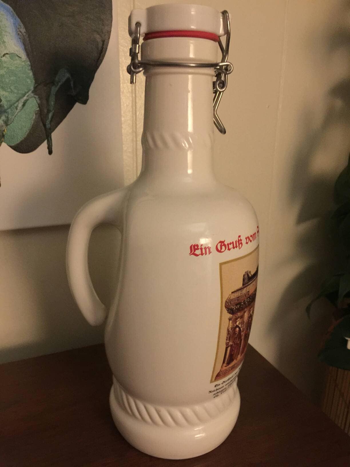 Vintage 2L German Bottle,large Bier Bottle,brauer Bier,saarland,western ...