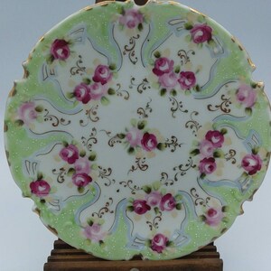 Antique Nippon Plate,handpainted Nippon,hand Painted Nippon Plate ...