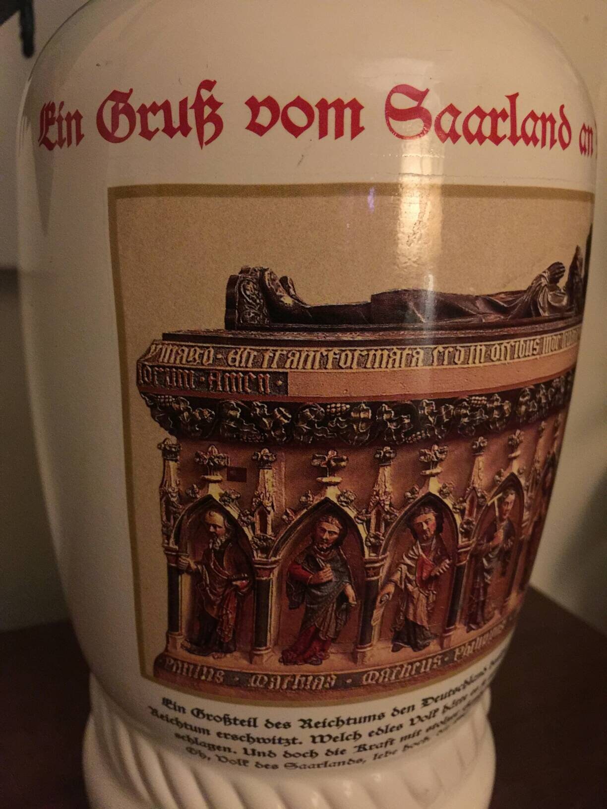 Vintage 2L German Bottle,large Bier Bottle,brauer Bier,saarland,western ...