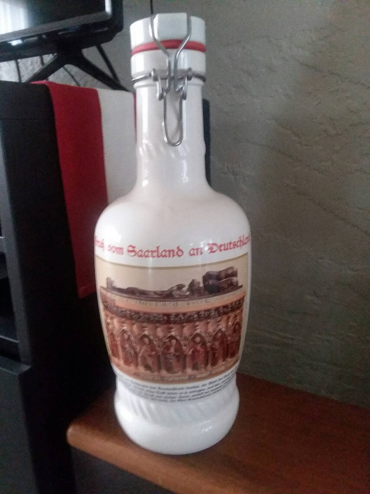 Vintage 2L German Bottle,large Bier Bottle,brauer Bier,saarland,western ...