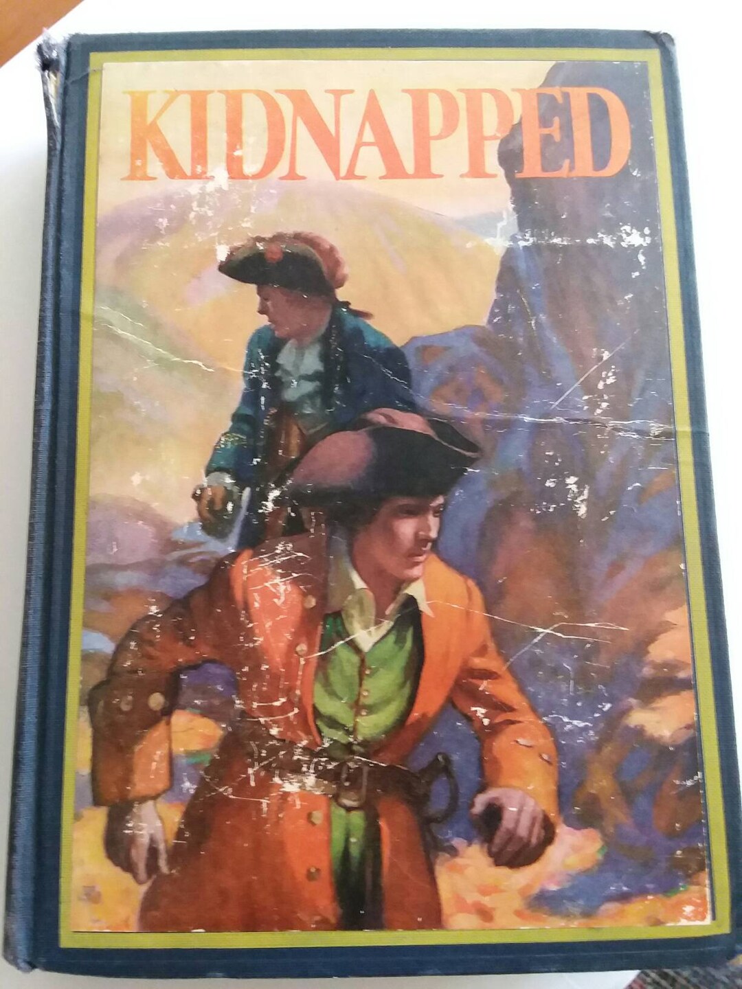 Vintage Kidnapped HC Book,kidnapped by Robert Louis Stevenson,hard ...