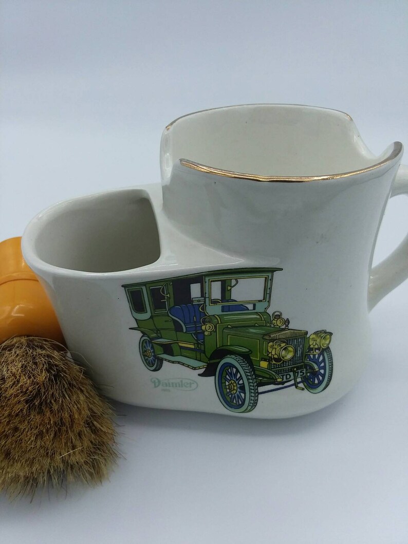 Vintage English Shaving Mugcomplete Shaving Mug With - Etsy