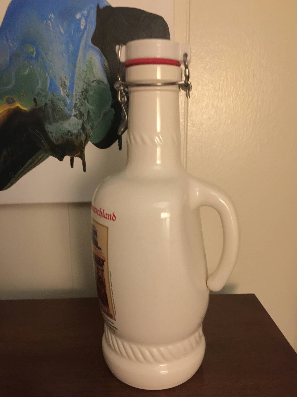 Vintage 2L German Bottle,large Bier Bottle,brauer Bier,saarland,western ...