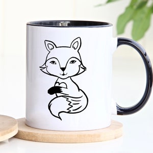 Cute Fox SVG Bundle, Line Art Fox Svg, Foxes Set Png, Fox Cut Files ...