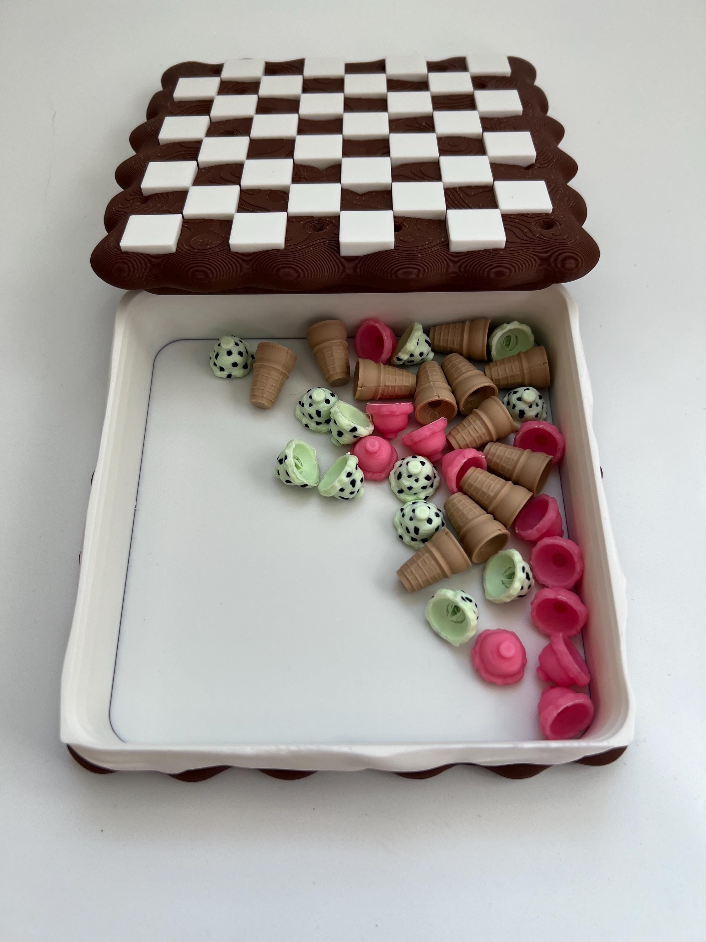 Ice Cream Sandwich 3D Printed Ice Cream Sandwich Checkers Travel ...
