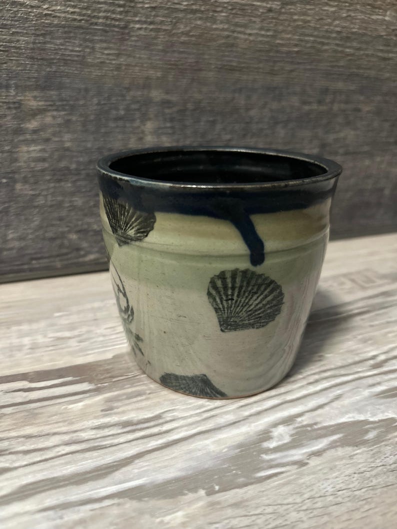 Crab Canister Jar, Small Storage for Tools or Pencils - Etsy