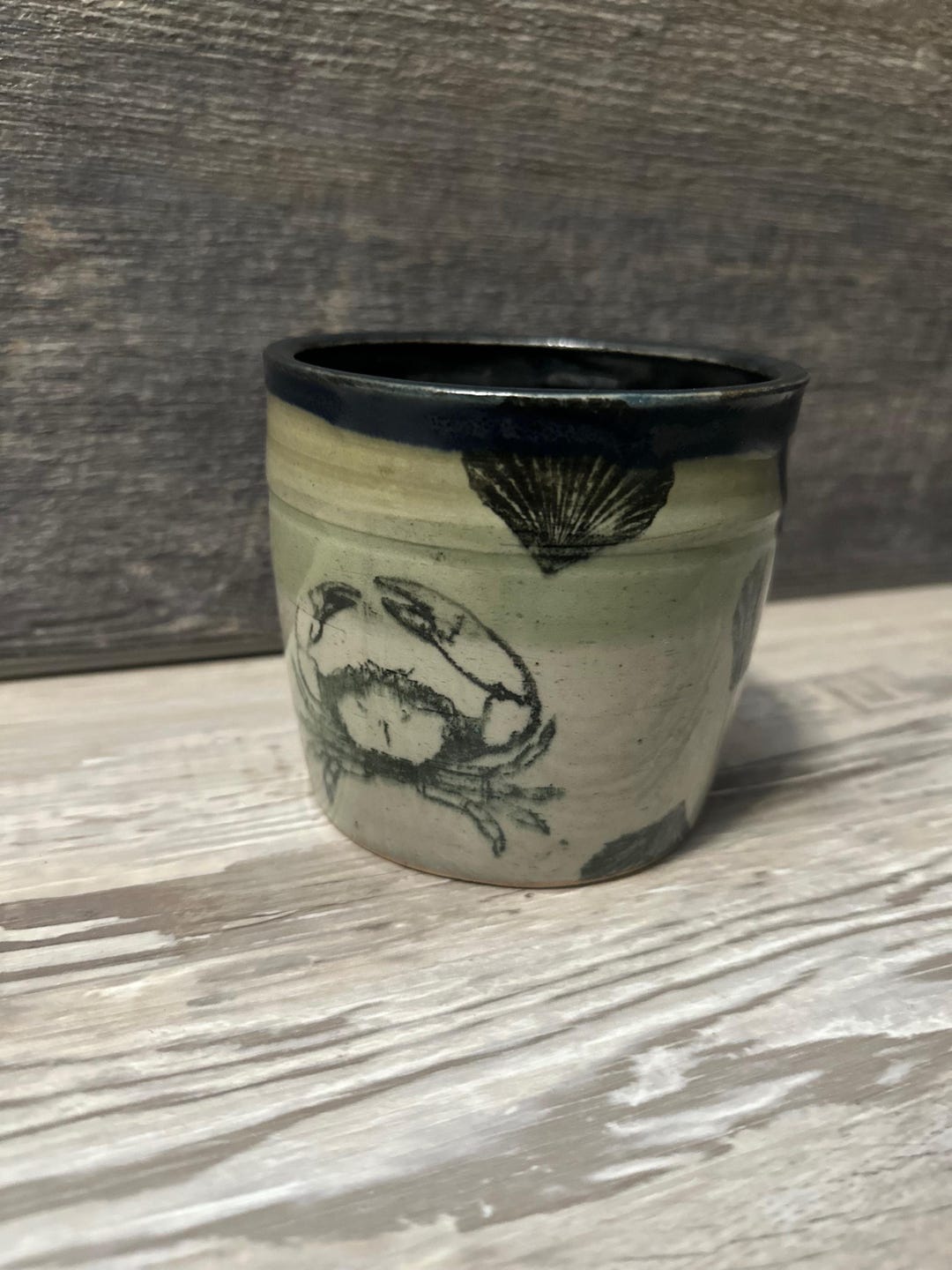 Crab Canister Jar, Small Storage for Tools or Pencils - Etsy