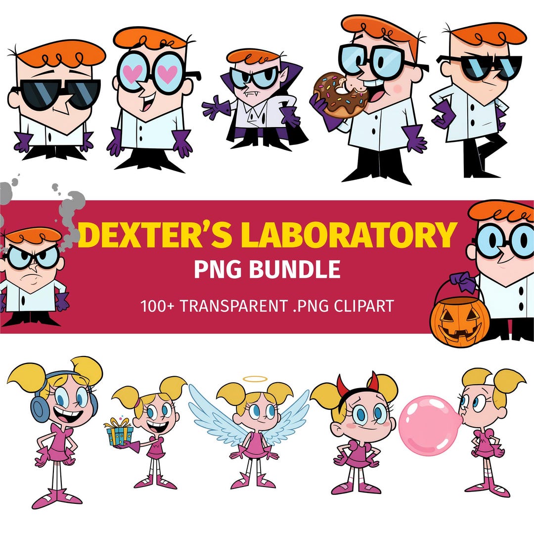 Dexter’s Laboratory Clipart PNG Pack - Cartoon Network Art (digital ...