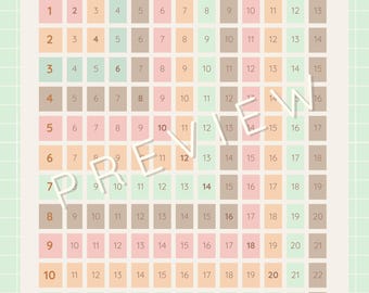 Addition Chart 1–12 Printable | Math Chart for Kids | Fill-in Practice ...