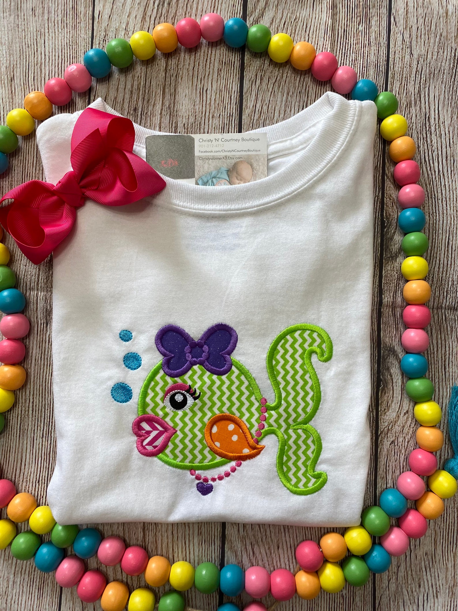 Fish Applique Tee Fish Appliqué Bodysuit Applique Shirt - Etsy