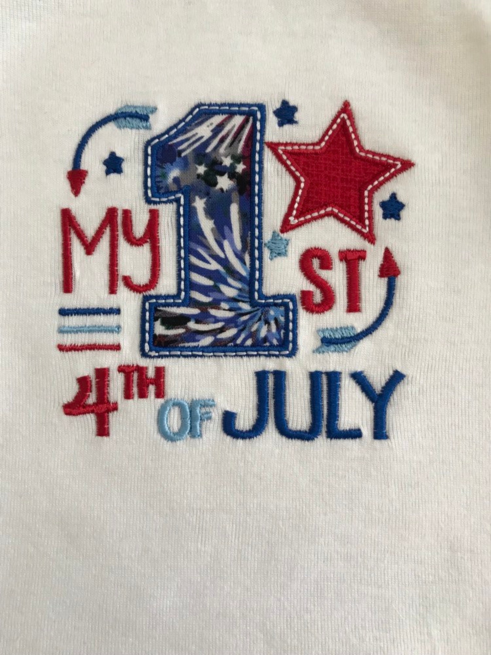 My 1st 4th of July Outfit My First July 4th Outfit Fourth | Etsy