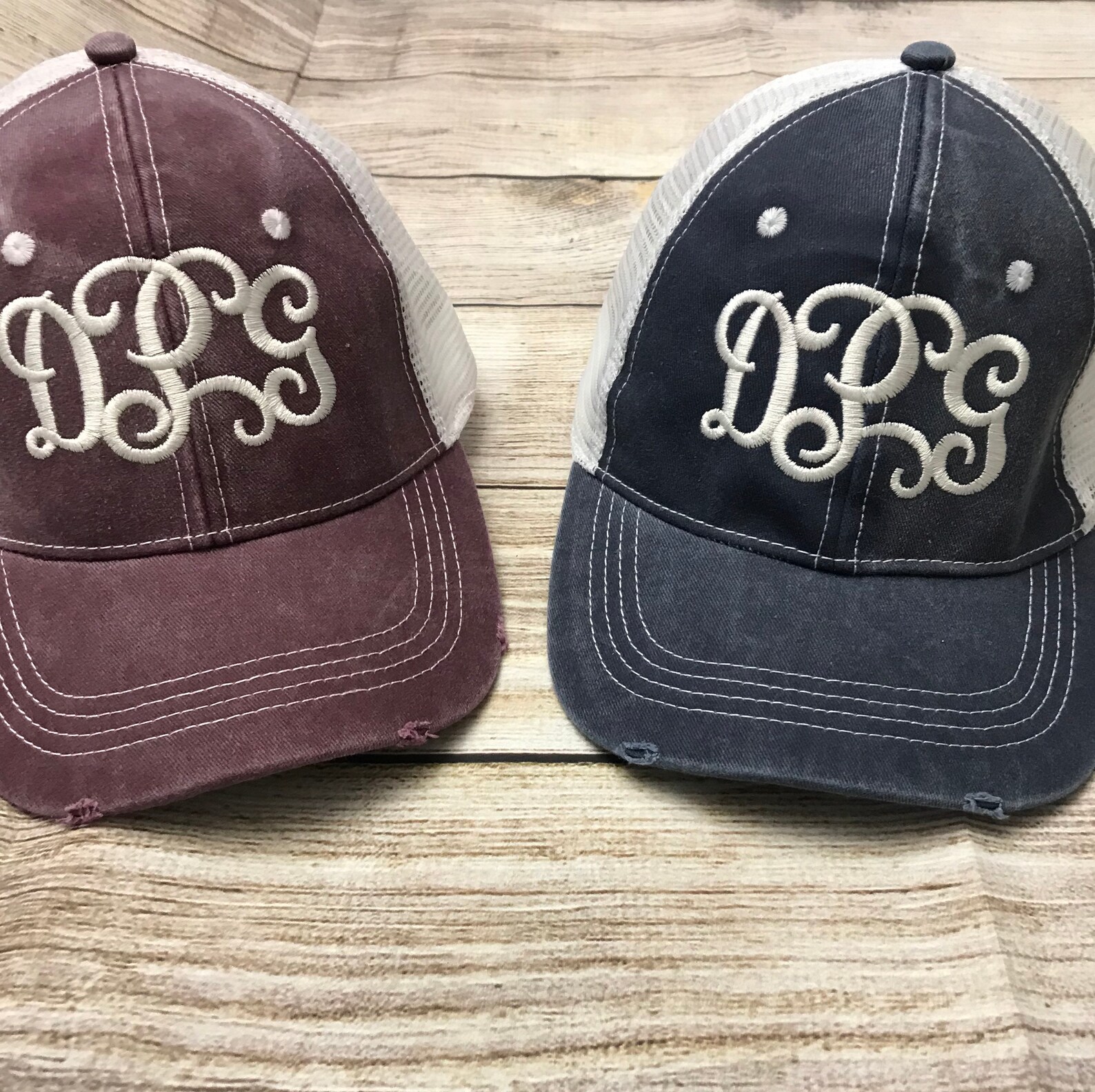 Ladies Monogram Baseball Cap Monogrammed Baseball Hat | Etsy