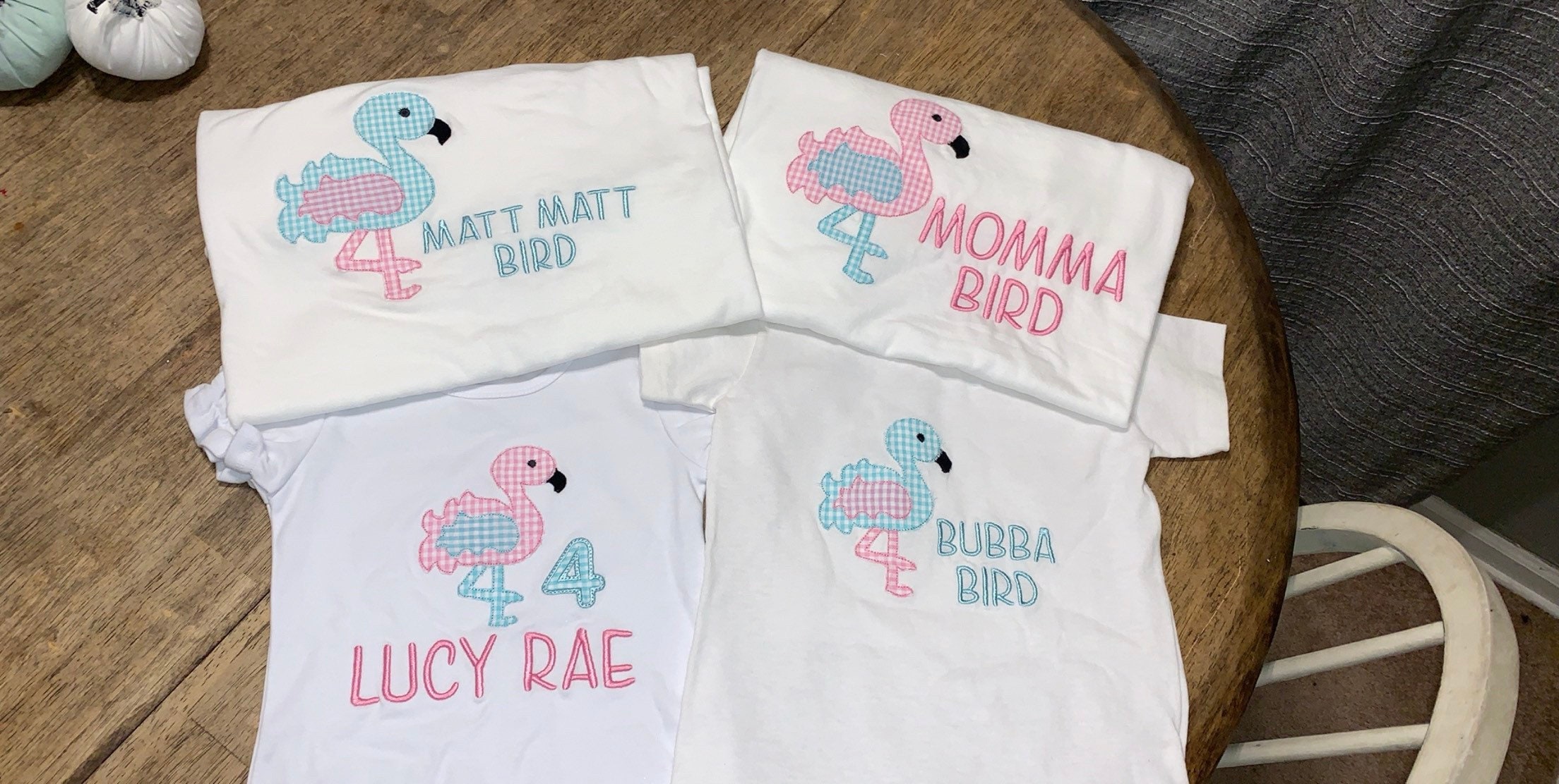 Flamingo Outfit, Flamingo Shirt, Flamingo Applique, Spring Applique ...