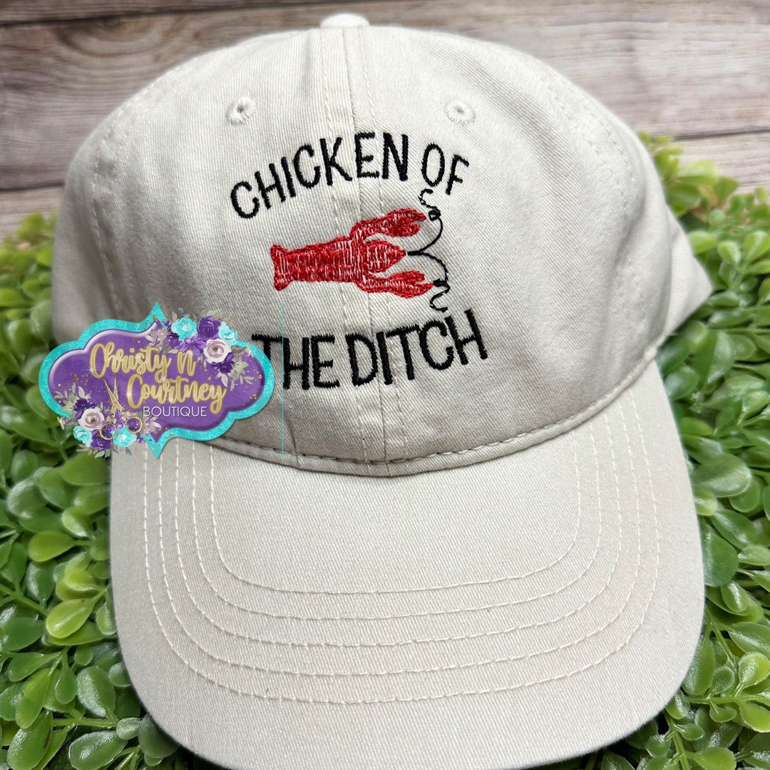 Crawfish Boil Hat, Mudbugs, Crawfish Season, Chicken of the Ditch ...
