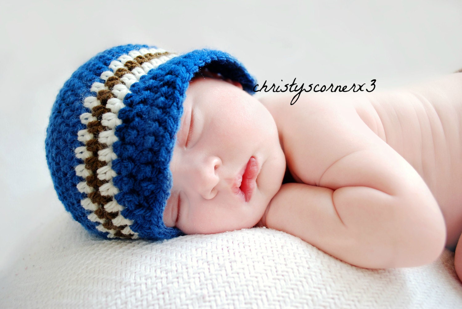 Crochet Infant Hat - Infant Newsboy Hat - Newborn Hat - Crochet Baby ...