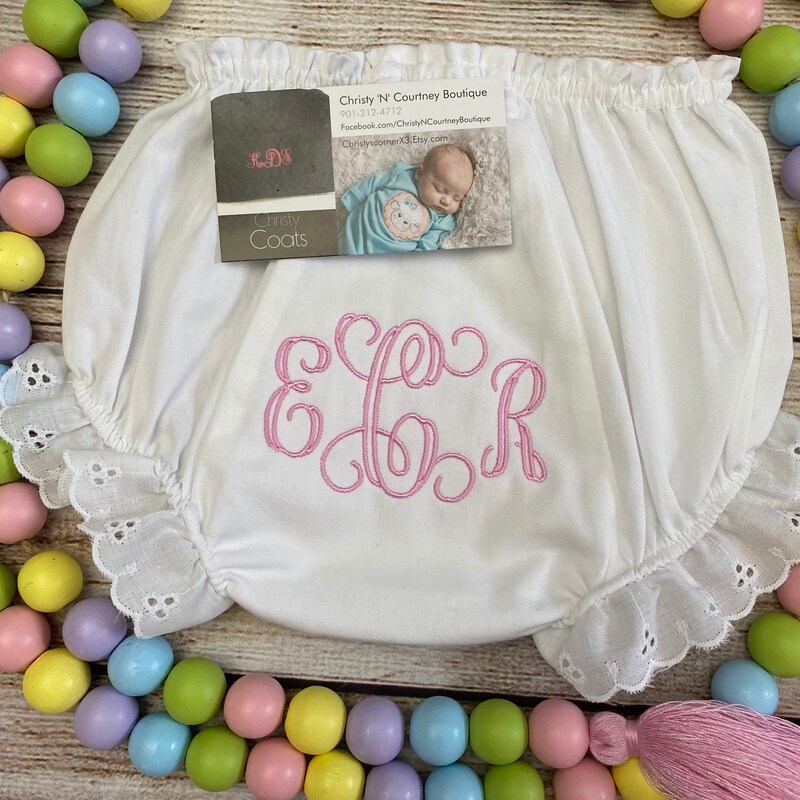 Monogrammed Panties - Etsy