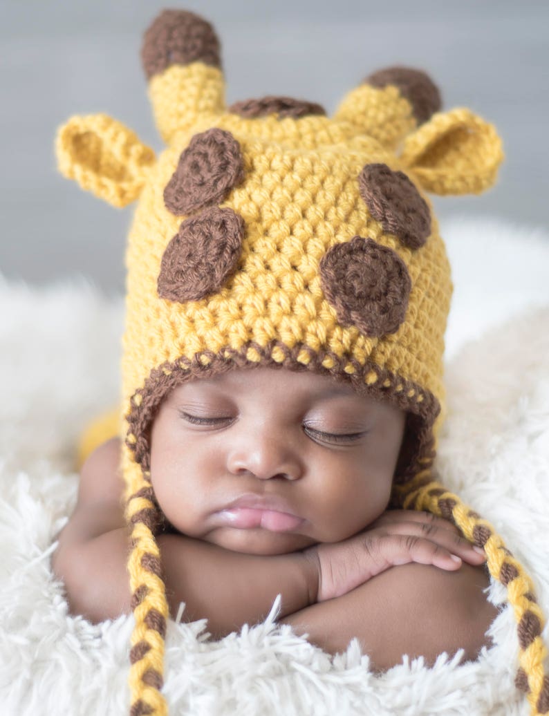 Giraffe Hat Infant Giraffe Hat Baby Giraffe Hat Perfect - Etsy