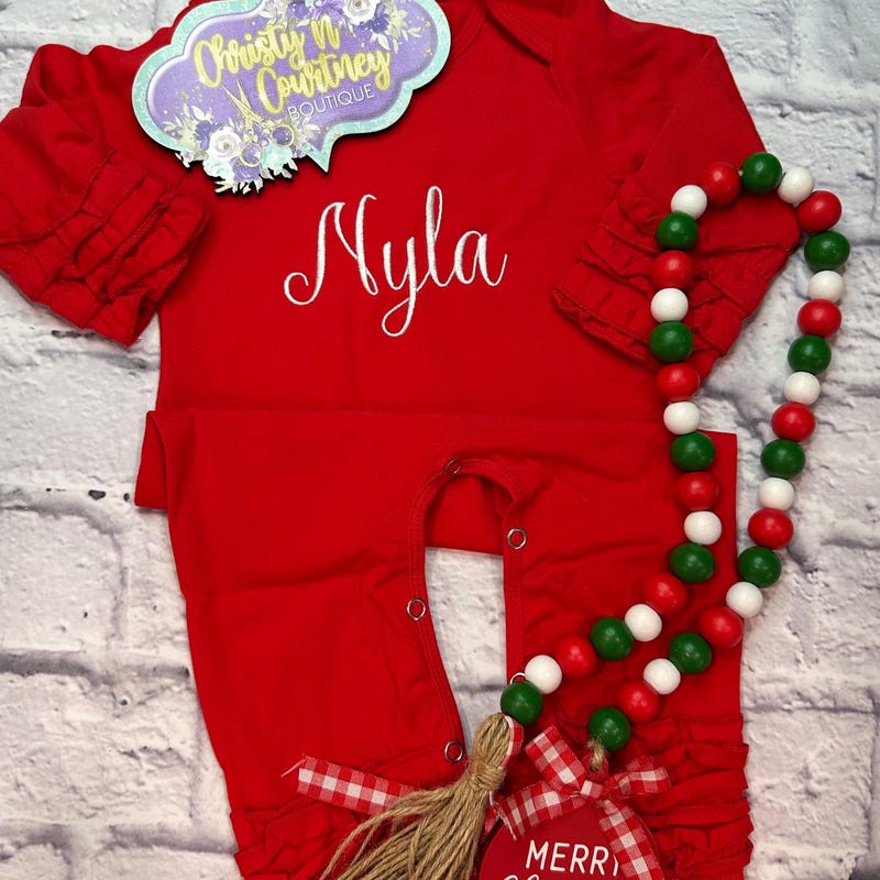 Baby Girl Ruffle Romper - Etsy