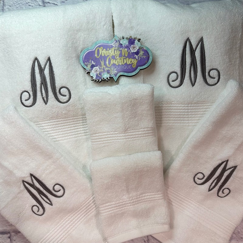 Monogrammed Towels - Etsy