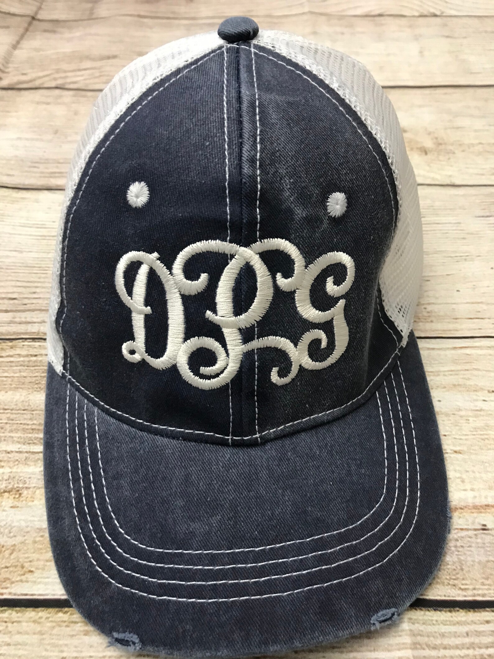 Ladies Monogram Baseball Cap Monogrammed Baseball Hat | Etsy