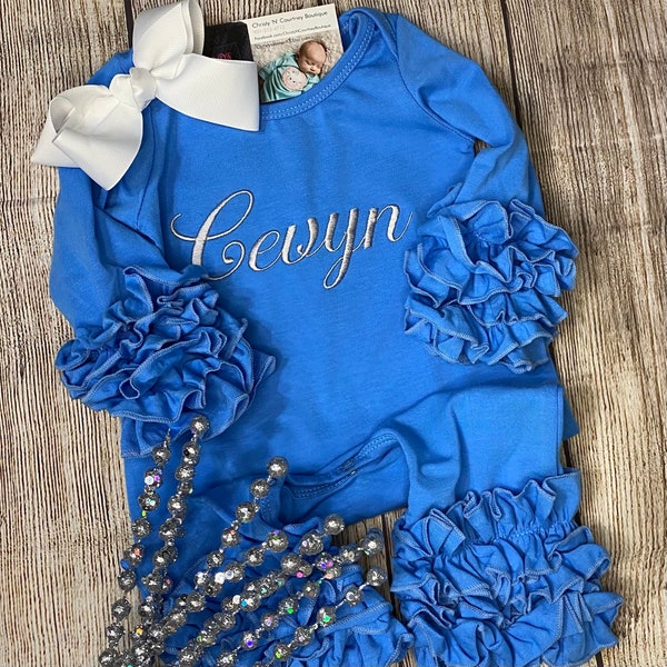 Ruffle Romper Baby - Etsy