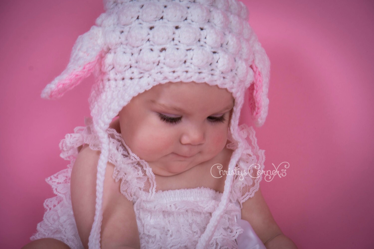 Crochet Lamb Hat MADE TO ORDER Easter Crochet Beanie Photo - Etsy