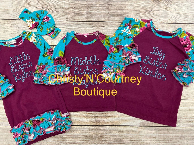 Welcome Home Outfit, Big Sister and Little Sister Shirt Set, Little ...