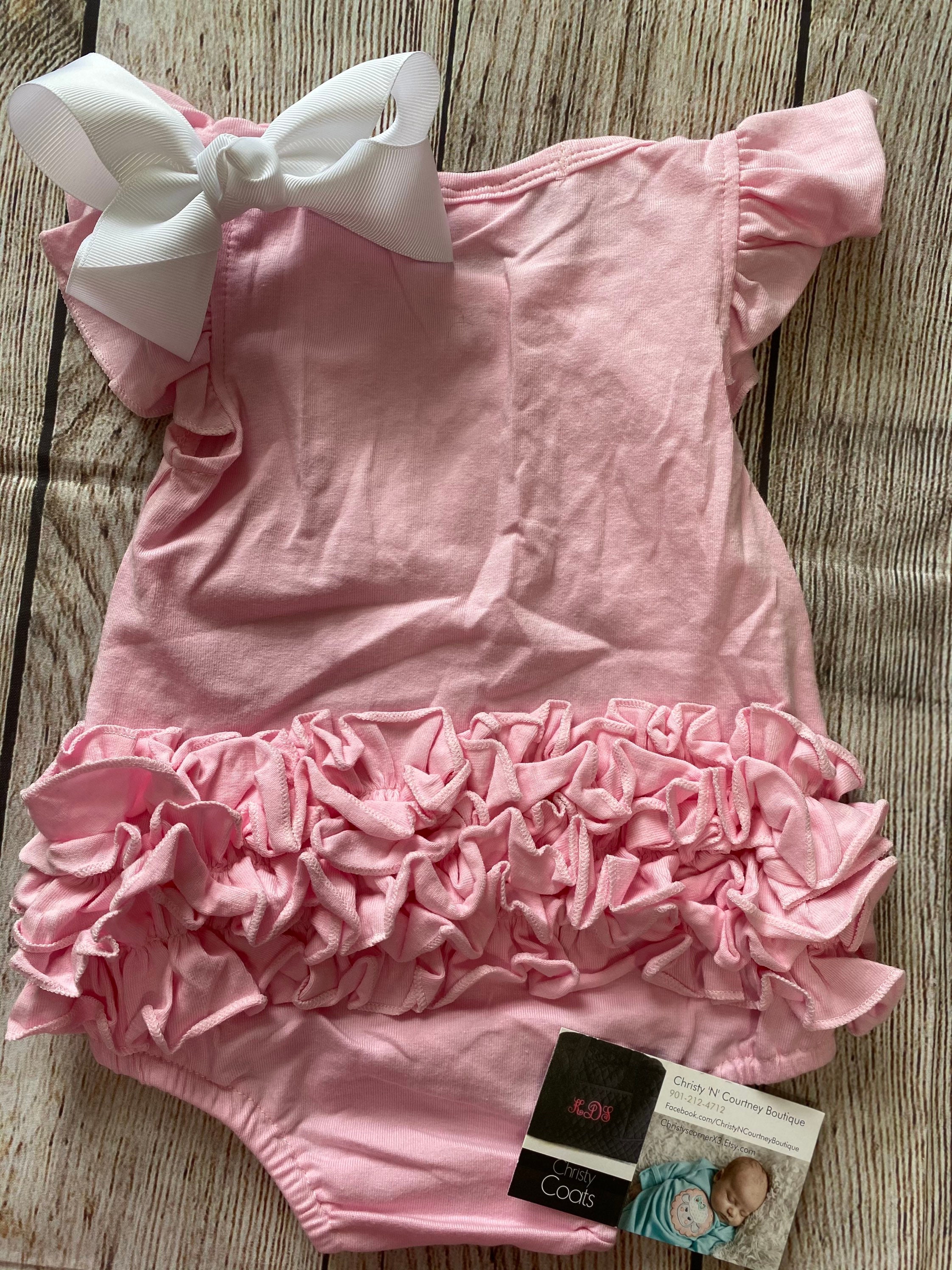 Personalized Bubble Baby Bubble Ruffle Bubble Monogrammed | Etsy