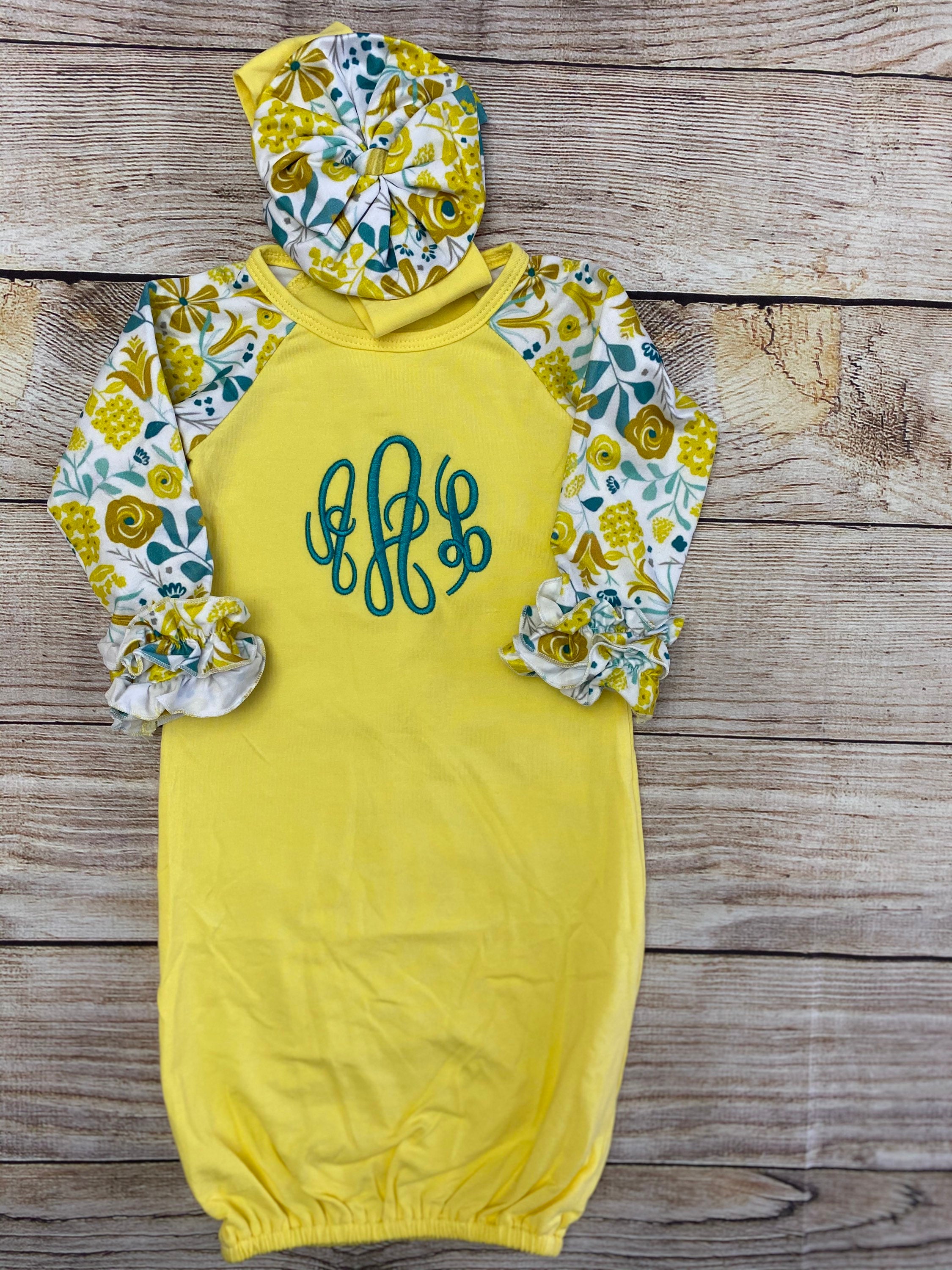Baby Gown Baby Layette Gown Baby Girl Gown Coming Home | Etsy
