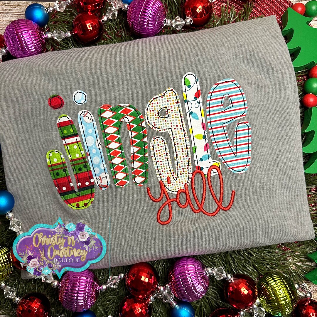 Jingle Yall Christmas Shirt, Jingle Yall, Jingle Shirt, Jingle T-shirt ...