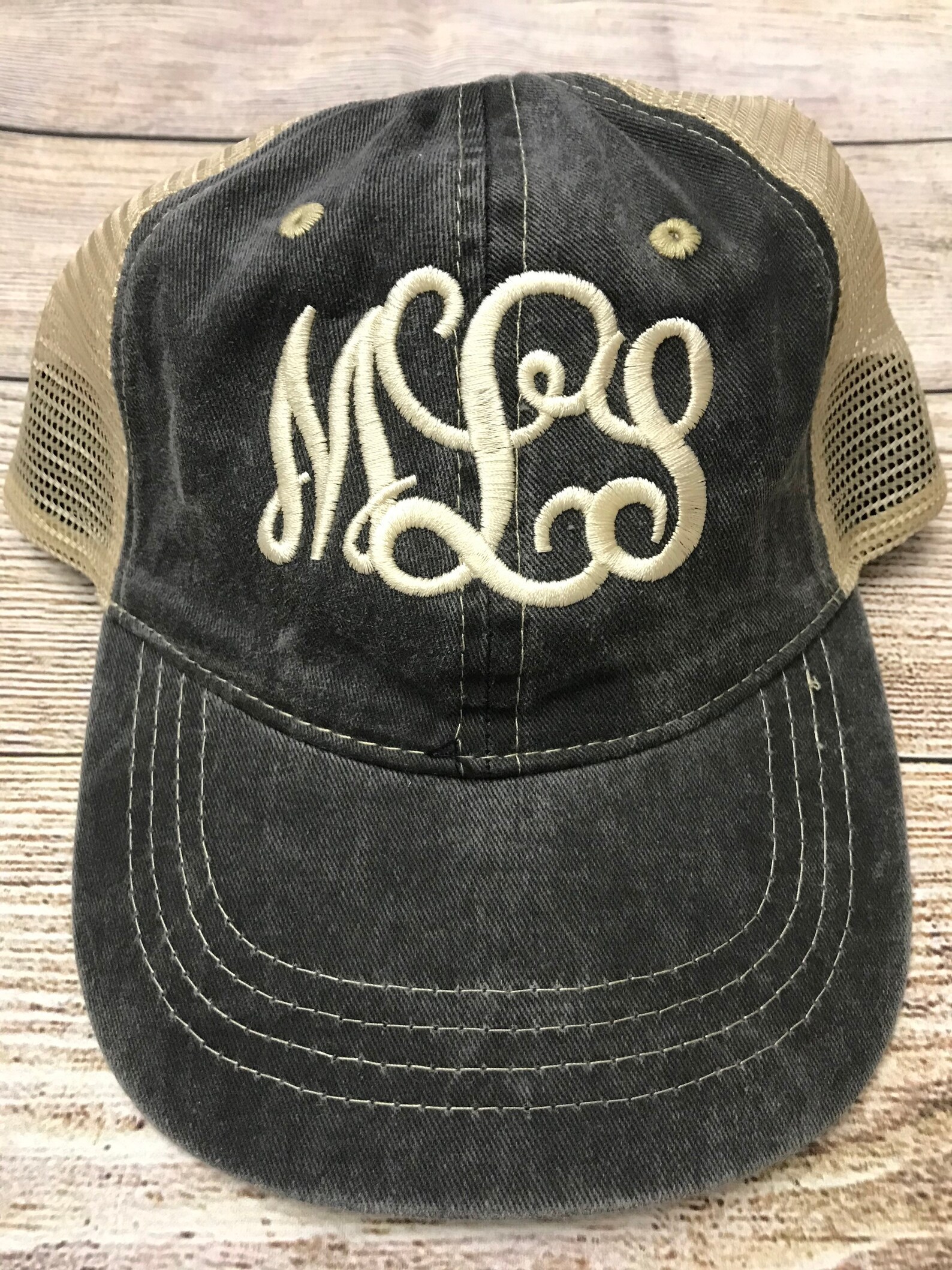 Ladies Monogram Baseball Cap Monogrammed Baseball Hat | Etsy