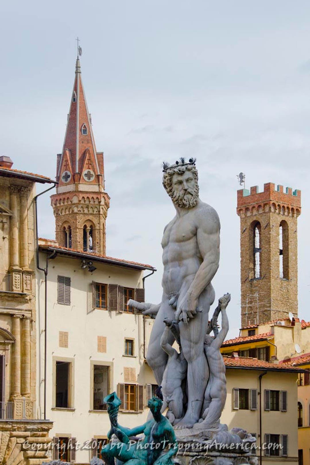 Skyline of Florence, Italy, Tuscany, Florence, Statues, Towers ...