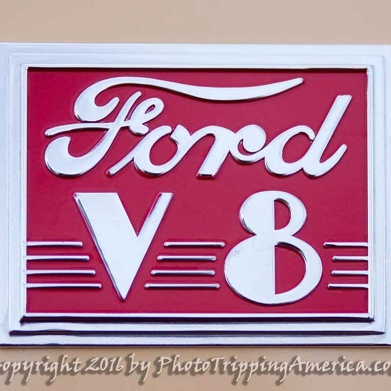 Vintage V8 Emblem - Etsy