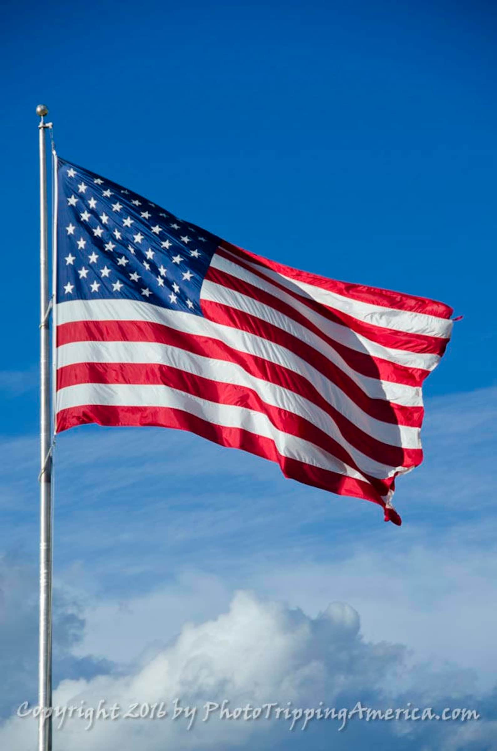 American Flag, Flag, Red White and Blue, Wall Art, American, Patriotism ...